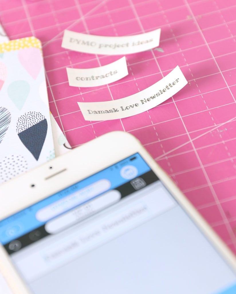 DIY Custom File Folders - Damask Love