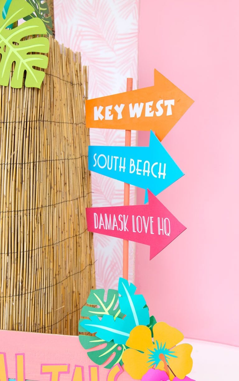 Easy DIY Tiki Bar - Damask Love