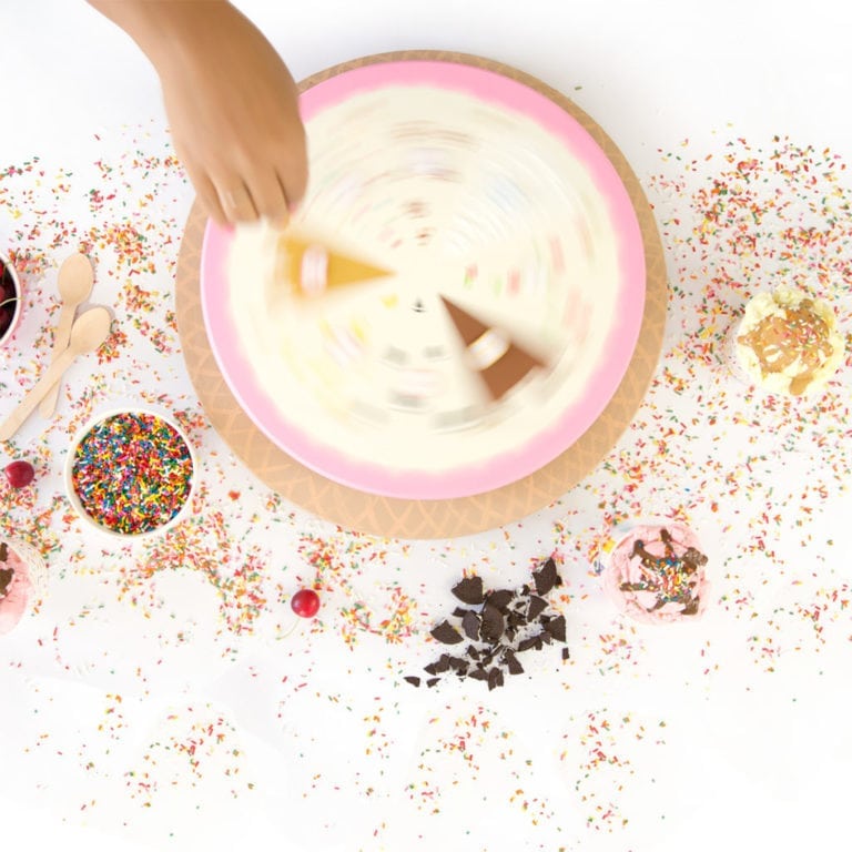 DIY Ice Cream Sundae Roulette Game - Damask Love