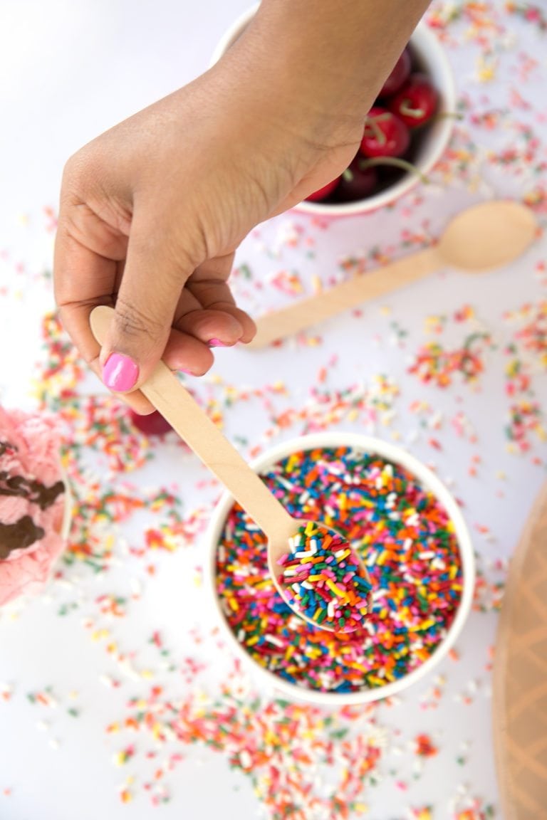 DIY Ice Cream Sundae Roulette Game - Damask Love