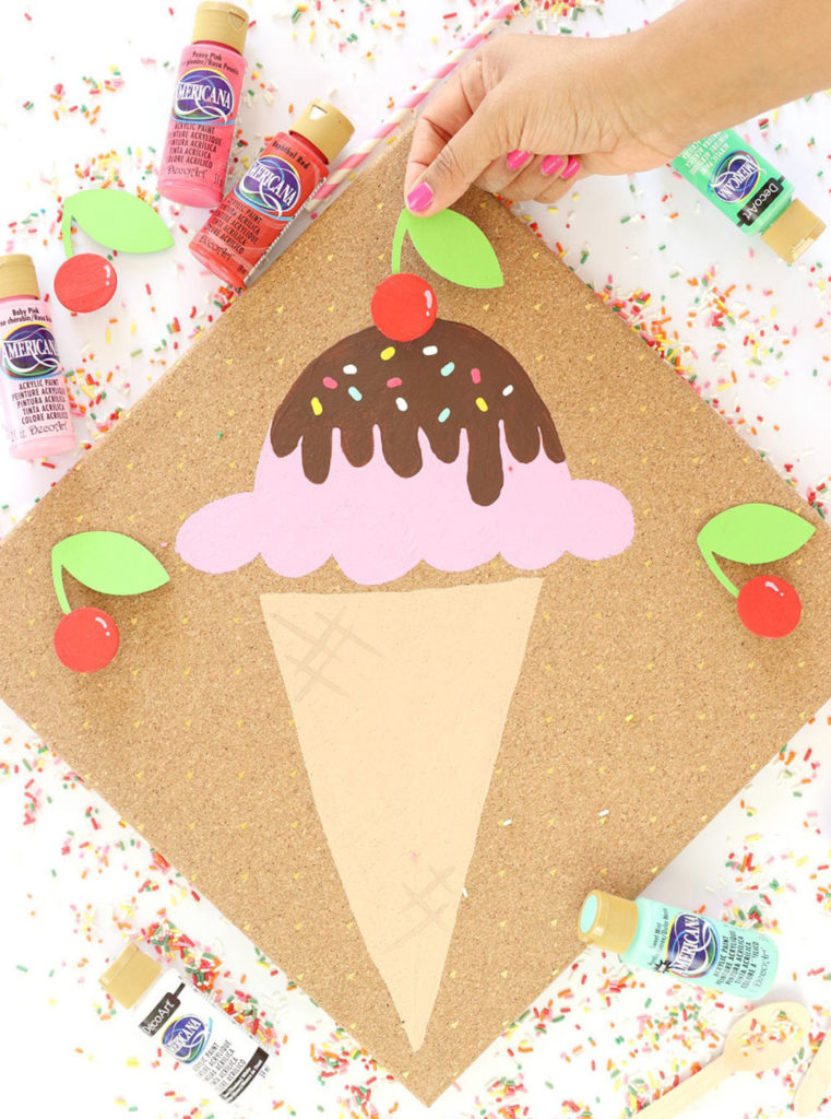DIY Cardboard Box Ice Cream Cart | Damask Love