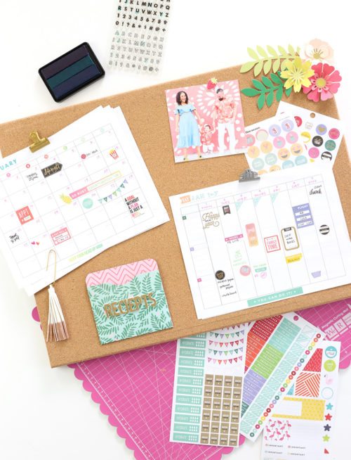 Print Your Own Wall Calendar with Canon - Damask Love