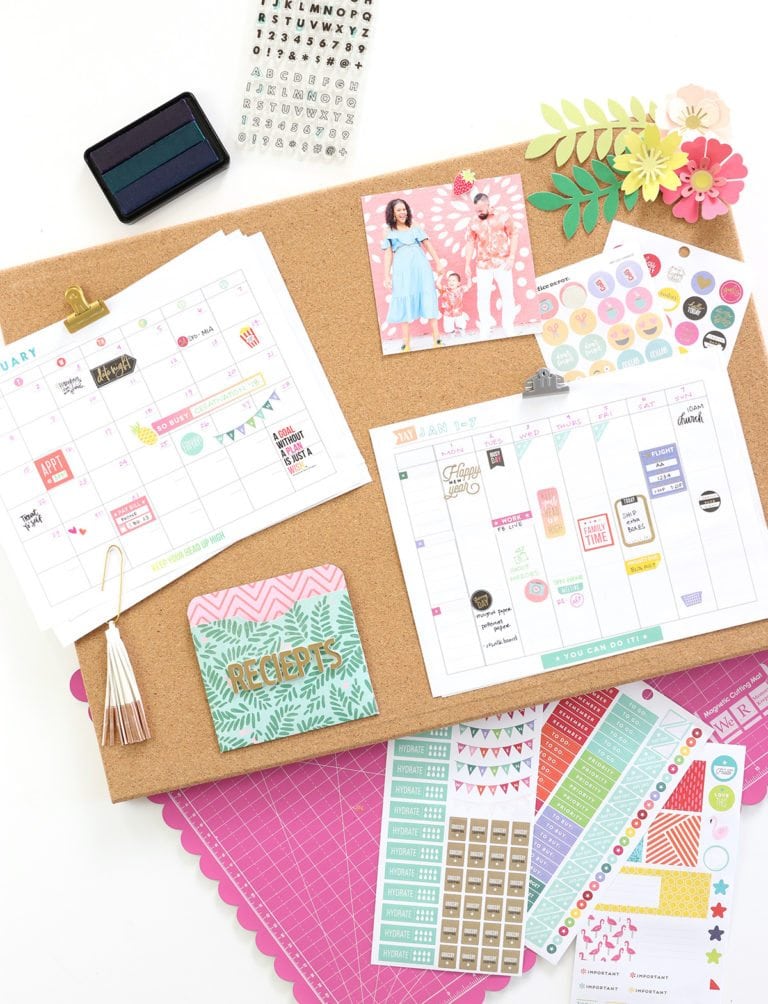 Print Your Own Wall Calendar with Canon - Damask Love