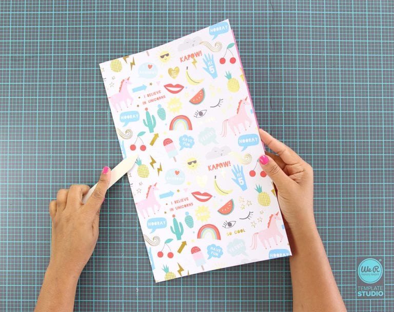 How to Make A Pocket Folder - Damask Love