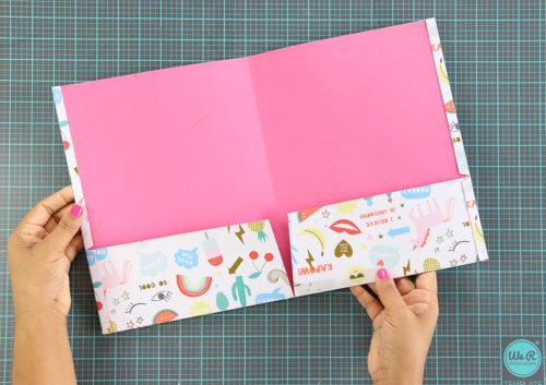 How to Make A Pocket Folder - Damask Love