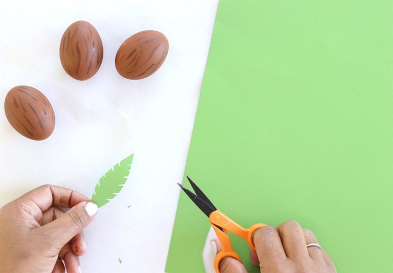 DIY Palm Tree Easter Eggs for Food Network Magazine - Damask Love