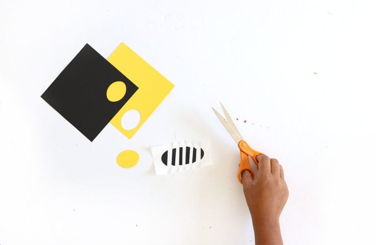 How to Make a Paper Bumble Bee Garland - Damask Love