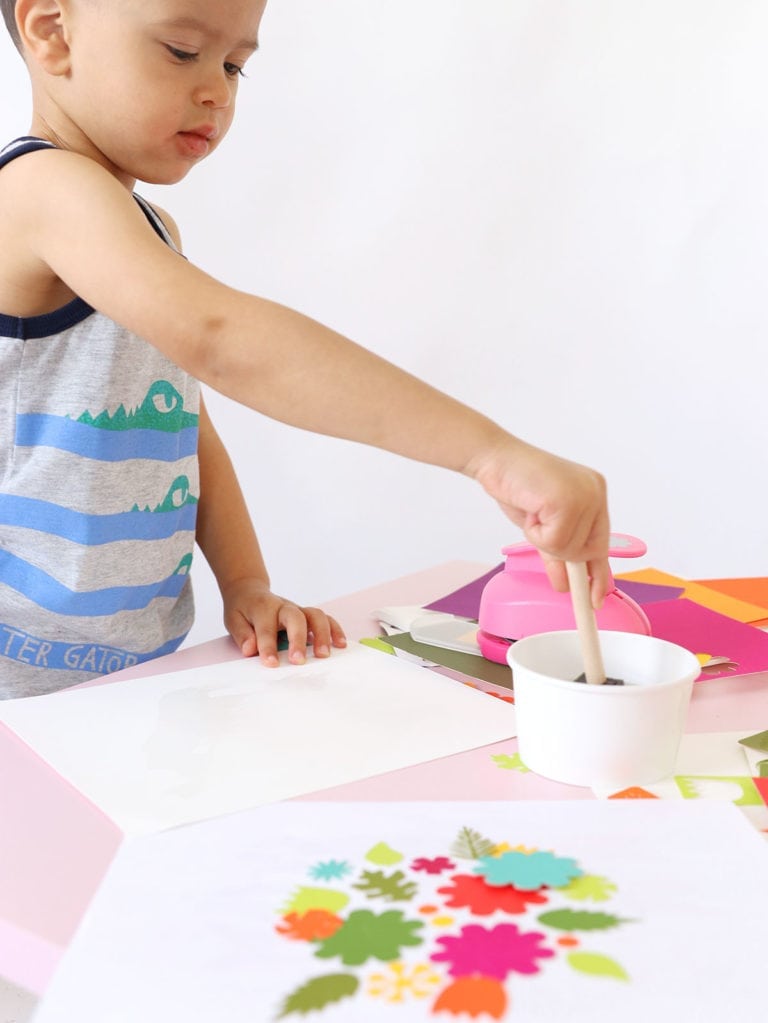 Easy Printmaking for Kids - Damask Love