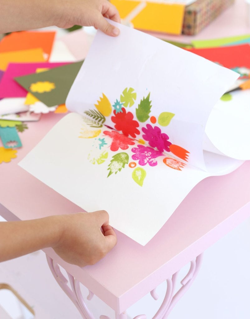 Easy Printmaking for Kids - Damask Love
