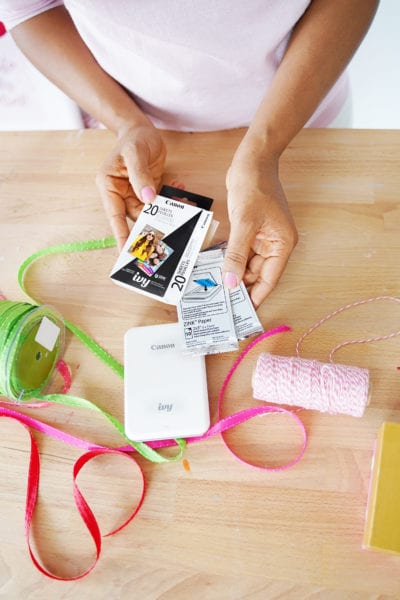 Canon Ivy Mini Printer Gift Tags - Damask Love