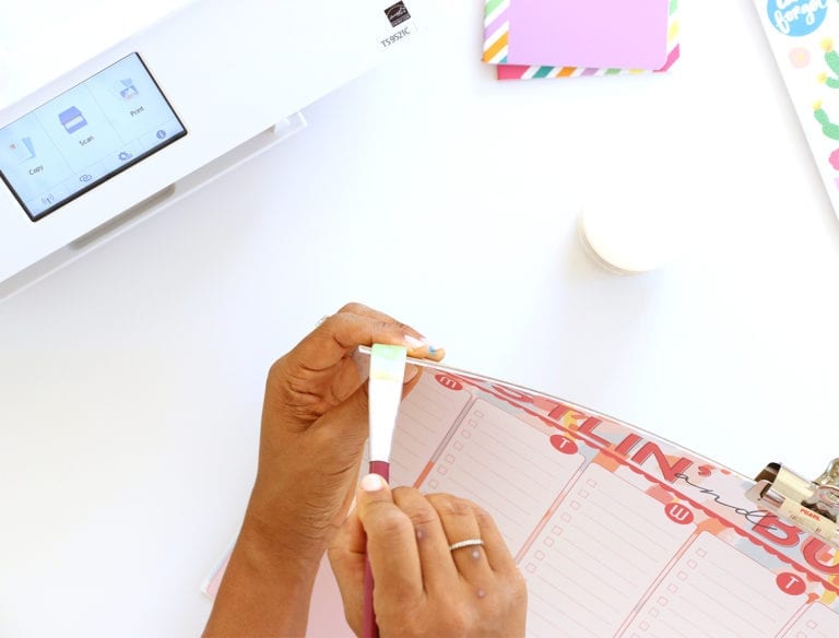 Printable Desk Pad To-Do List - Damask Love