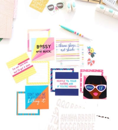 How to Make a Planner Vision Board - Damask Love