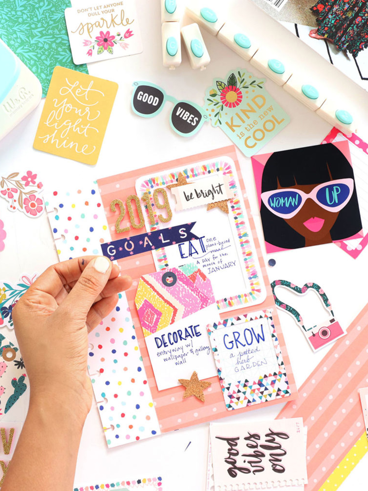How To Make A Planner Vision Board Damask Love