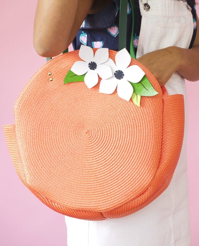 How to Make a Circle Tote Bag - Damask Love