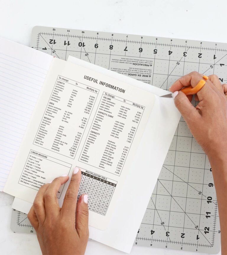 How to make a Composition Notebook Cover - Damask Love