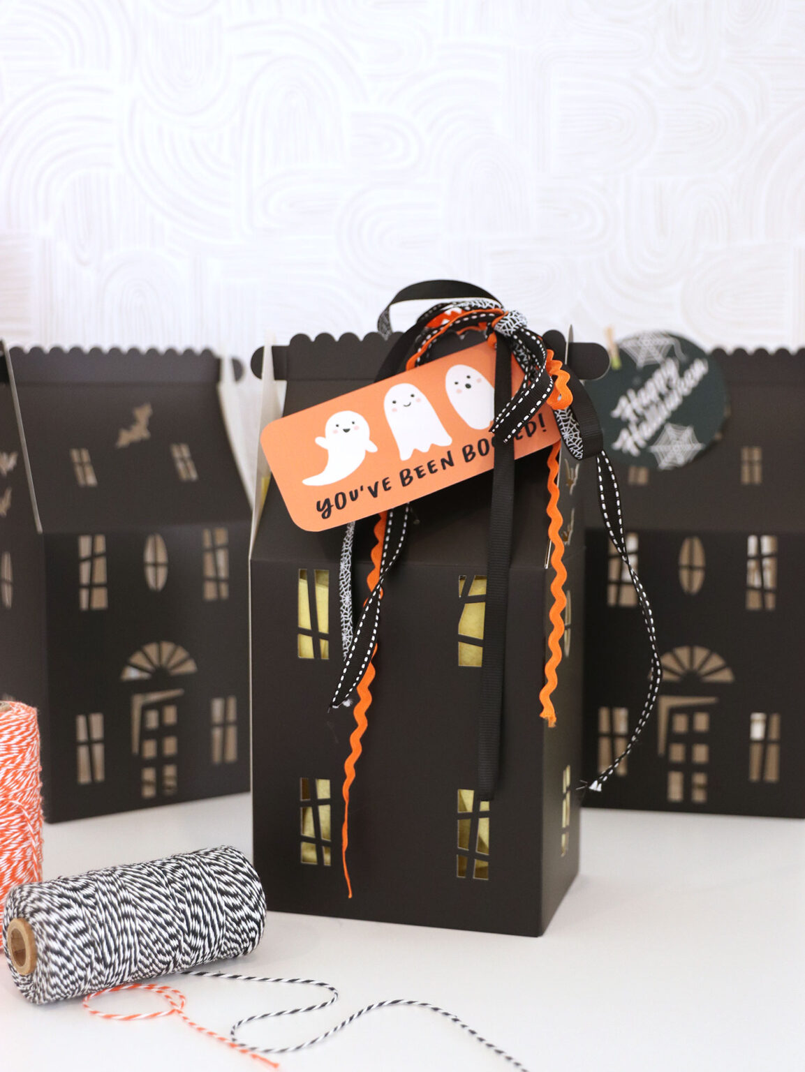Halloween Boo Bag Printable Bundle - Damask Love
